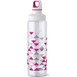 Emsa Trinkflasche "Drink2Go - Tritan" in Weiß/ Pink - 700 ml - 13% | Damen-outdoor-ausruestung