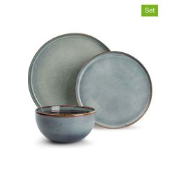SALT & PEPPER Salt and Pepper 12tlg. Tafelservice "Duna" in Blau - 40% | Gedeckter-tisch