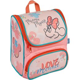 Vorschulranzen Scooli "Cutie", Jungen, Gr. B/H/T: 22cm x 24cm x 16cm, pink (minnie mouse), Polyester, gemustert, Rucksäcke