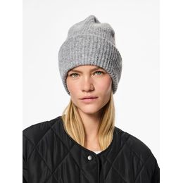 Pieces Strickmütze in Grau - 11% | Damen-muetzen-caps