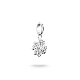 Thomas Sabo Charm-Einhänger »Charm Glücksklee Pavé - Connect« mit Zirkonia (synth.) silberfarben-kristallweiß + kristallweiß Charm Glücksklee Pavé...