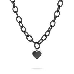Liebeskind Berlin Kette mit Anhänger »Schmuck Edelstahl My Heart Herz« schwarz Modische Halskette