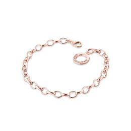 Engelsrufer Charm-Armband &raquo;%RESET"&laquo; ros&eacute;goldfarben 19,5 cm Voll im Trend - Armkette zum Selbstgestalten