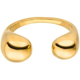 PURELEI Fingerring »Schmuck Geschenke Embrace Ring« gelbgoldfarben M-L Dein perfektes Essential für jeden Tag und passend für Deinen Ring Stacking...