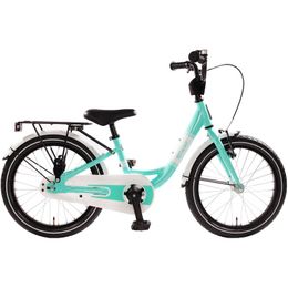 Bachtenkirch Kinderfahrrad &raquo;18" Baxi - aqua&laquo; 1 Gang ohne Schaltung Packung, Alu Kinderfahrrad mit Vollausstattung, erh&auml;ltlich in 14/16/18 Zoll blau Kinderfahrrad