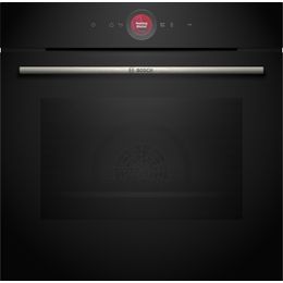 Bosch Einbaubackofen "HBG7341B1", Energieeffizienz: A+ (A+++-D), schwarz, B:59,4cm H:59,5cm T:54,8cm, Backöfen, Air Fry für knusprige Lebensmittel & Reinigungsunterstützung