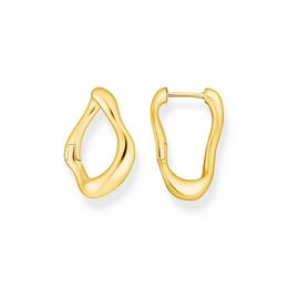 Thomas Sabo Paar Creolen &raquo;Natural Beauty Creolen klein, Bold Elegance&laquo; gelbgoldfarben Natural Beauty Creolen klein
