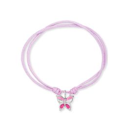 Herzengel Armband »Schmetterling« mit Emaille silberfarben-flieder-rosa 21,5 cm Little Stars für unsere kleinen Prinzessinnen - Armband mit...