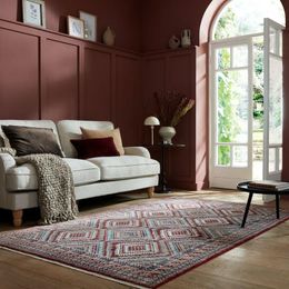 FLAIR RUGS Teppich &raquo;Babylon Vintage&laquo; rechteckig 8 mm H&ouml;he Traditional Teppich rot Obermaterial: 100% Polypropylen B : 120 cm 1 Stk.