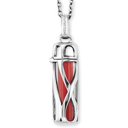 Engelsrufer Kette mit Anh&auml;nger &raquo;POWERFUL STONE ROTER JASPIS&laquo; mit Jaspis silberfarben-rot S Kette Powerful Stone Roter Jaspis - Anh&auml;nger zum &Ouml;ffnen...