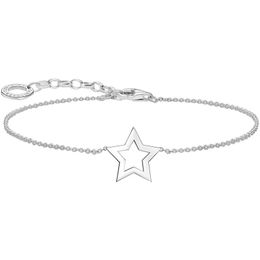Thomas Sabo Armband »mit Stern-Anhänger« silberfarben 19 Armband mit Stern-Anhänger