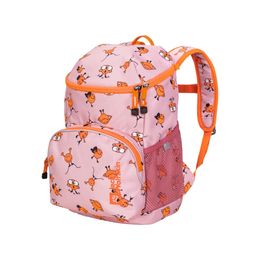 Kinderrucksack Jack Wolfskin "SMILEYWORLD ERLEBNIS PACK", rosa (water, lily), Rucksäcke, Kinder, Polyester