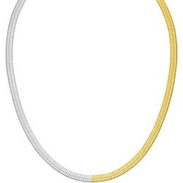PURELEI Collier &raquo;Schmuck Geschenk Duality Bicolor&laquo; gelbgoldfarben-edelstahlfarben Diese beliebte Schlangen-Kette zeigt sich jetzt auch im trendigen...