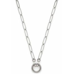 Leonardo Charm-Kette »Halskette Moda Clip&Mix« edelstahlfarben 80 Puristische Basis: Die Halskette Moda bietet mit ihrem S-Clip eine stilvolle...