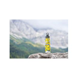 Emsa Trinkflasche "Drink2Go - Tritan" in Schwarz/ Gelb - 700 ml - 10% | Damen-outdoor-ausruestung