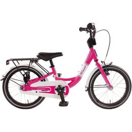 Bachtenkirch Kinderfahrrad &raquo;16" Baxi - pink&laquo; 1 Gang ohne Schaltung Packung, Alu Kinderfahrrad mit Vollausstattung, erh&auml;ltlich in 14/16/18 Zoll rosa Kinderfahrrad