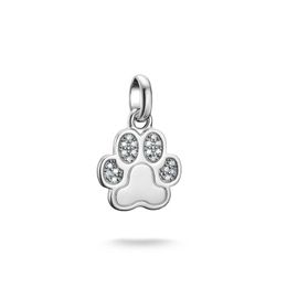 Thomas Sabo Charm-Einhänger »Charm Pfoten-Design - Connect« mit Zirkonia (synth.) silberfarben-kristallweiß + kristallweiß Charm Pfoten-Design –...