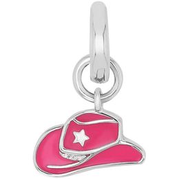 Amor Charm-Einhänger »Hut« mit Emaille silberfarben-pink Damen Charm "Hut" von Amor