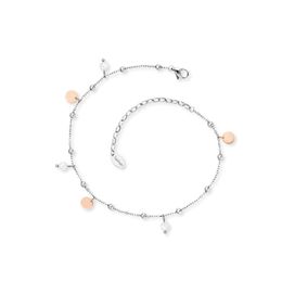 Engelsrufer Fu&szlig;kette &raquo;Little Joy Bicolor&laquo; mit S&uuml;&szlig;wasserzuchtperle rosa Fu&szlig;kette