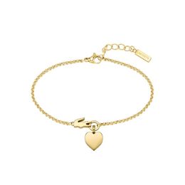 Lacoste Freundschaftsarmband &raquo;Schmuck Edelstahl Parnterarmband LOVE MY CROC&laquo; gelbgoldfarben 19,5 cm Moderner Armschmuck der Marke Lacoste