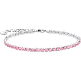 Thomas Sabo Armband »Schmuck Silber 925 Tennisarmband« mit Zirkonia (synth.) silberfarben-pink + pink 19 Ein Klassiker unter den Schmuckstücken:...