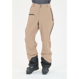 Skihose SLOPE "Zuki", Herren, Gr. L, US-Größen, beige, schwarz, 100% Polyester, mehrfarbig, lang, Hosen, mit 15.000 mm Wassersäule
