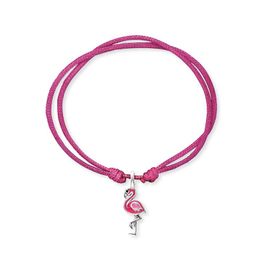 Herzengel Armband »Flamingo« mit Emaille silberfarben-fuchsia-rosa 21,5 cm Little Stars für unsere kleinen Prinzessinnen - Armband mit Flamingo...