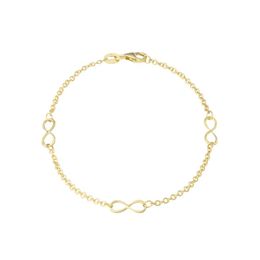Amor Goldarmband »Infinity/Unendlichkeitsschleife« gelbgoldfarben 18 cm Symbolträchtiges Armband «Infinity/Unendlichkeitszeichen«