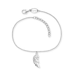 Engelsrufer Armband »Schmuck Geschenk Engelsflügel« silberfarben 20 cm Armkettchen mit Engelsflügel, Symbol für Schutz und Geborgenheit in...