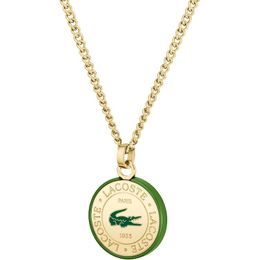 Lacoste Kette mit Anh&auml;nger &raquo;VIGOR&laquo; gelbgoldfarben-gr&uuml;n Moderner Halsschmuck der Marke Lacoste