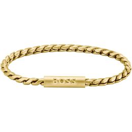 BOSS Armband »DORAN« gelbgoldfarben 19 cm BOSS Schmuck - Herrengliederarmband