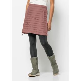 A-Linien-Rock Jack Wolfskin "ICEGUARD SKIRT W", Damen, Gr. L (42/44), rosa (afterglow), OBERSTOFF 100% POLYESTER FUTTER 100% POLYESTER FÜLLUNG 100% POLYESTER, Röcke
