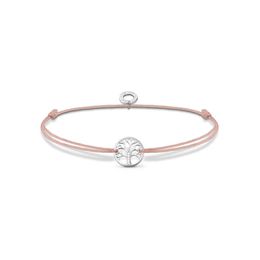 Thomas Sabo Armband »Baum der Liebe« silberfarben 20 Das feine, handgeknüpftes und farbiges Textilarmband mit Anhänger Tree of Love, der Sie auf...