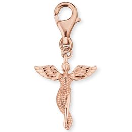 Engelsrufer Charm-Einhänger »ENGEL« roségoldfarben Charm mit Schutzengel Symbol