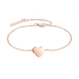 Liebeskind Berlin Armband »Schmuck Edelstahl Armkette Urban Heart Herz« roségoldfarben 21 cm Modisches Armband