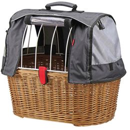 Klickfix Fahrradkorb &raquo;Weidenkorb Doggy Basket Plus&laquo; beige Fahrradkorb