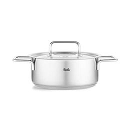 Fissler Bratentopf »Pure Collection« 1 Stk. tlg. Edelstahl 18/10 silberfarben