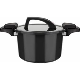 GSW Dampfgartopf »Gourmet Nero« 1 Stk. tlg. Aluminium schwarz