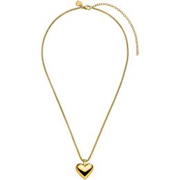 PURELEI Kette mit Anhänger »Schmuck Geschenk Lovebird Herz« gelbgoldfarben Die Lovebird Kette mit glänzendem Herzanhänger verleiht jedem Look ein...