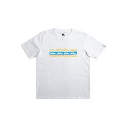 Quiksilver T-Shirt »Omni Check Turn« White 12(148-156cm) 12(148-156cm) Material: Rippstrick-Material aus Baumwolle...