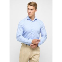Eterna Langarmhemd »SLIM FIT« NON IRON (bügelfrei) hellblau 43 - Extra verlängerter Arm Extra verlängerter Arm 43 Passform laut Hersteller: Slim Fit