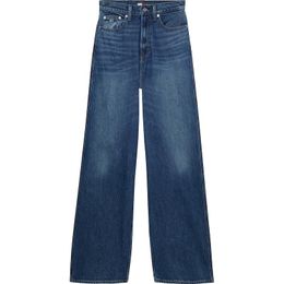 Tommy Jeans Weite Jeans &raquo;Claire High Rise&laquo; mit Logo-Badge Denim Dark 31 - L&auml;nge 32 L&auml;nge 32 31 Weite Passform f&uuml;r einen l&auml;ssigen und bequemen Look