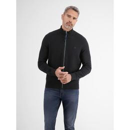 Lerros Strickjacke &raquo;Strickjacke mit Stehkragen&laquo; BLACK M M Lebendige Strickoptik