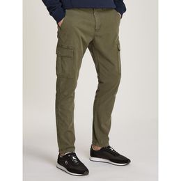Tommy Jeans Cargohose »TJM AUSTIN LIGHTWEIGHT CARGO« mit bestickten Markenlogo über der Gesäßtasche Fatigue Green 31 - Länge 32 Länge 32 31...