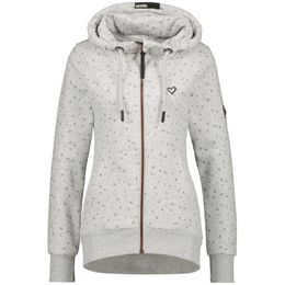 ALIFE & KICKIN Kapuzensweatjacke &raquo;Damen YasminAK B&laquo; cloudy melange XXL XXL S&uuml;&szlig;e Kapuzensweatjacke YasminAK B von alife and kickin in firgunaher...