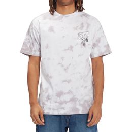 DC Shoes T-Shirt »Fill In« High Rise/ White Blochy Tiedye XL XL Stoff: Jersey-Stoff aus Baumwolle [200 g/m2]