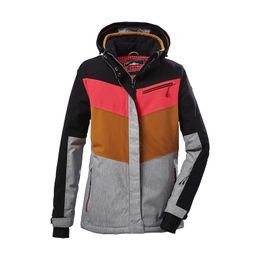 Killtec Skijacke »KSW 281 WMN SKI JCKT« Damen Skijacke: 100% wasserdicht, atmungsaktiv, abnehmbare Kapuze grau 40 40 Skijacke mit abzippbarer...