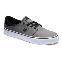 DC Shoes Sneaker »Trase Tx« Grey/Grey/White 6,5(38,5) 6,5(38,5) Canvas-Obermaterial