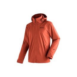 Maier Sports Regenjacke &raquo;Metor rec M&laquo; Herren Jacke mit Kapuze, Windjacke wasserdicht atmungsaktiv, Reg. Fit ziegelrot 106 106 Wetterfeste...
