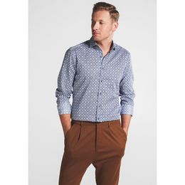 Eterna Herren Langarmhemd &raquo;SLIM FIT&laquo; EASY IRON (b&uuml;gelleicht) blau 43, Normalgr&ouml;&szlig;en